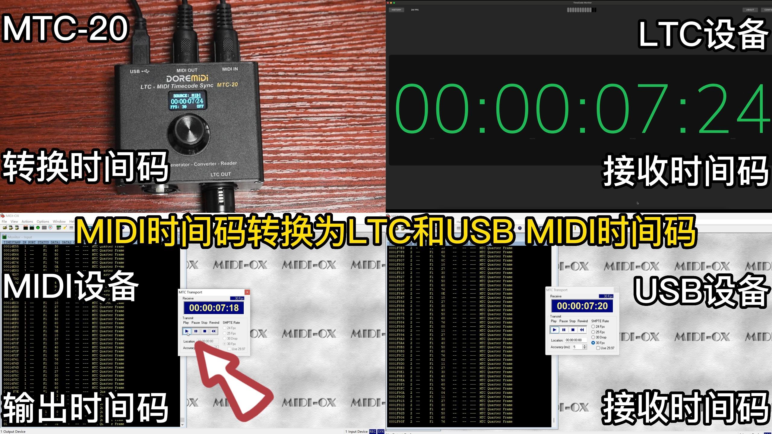 MIDI时间码与SMPTE LTC时间码的同步装置（MTC-20） - 知乎