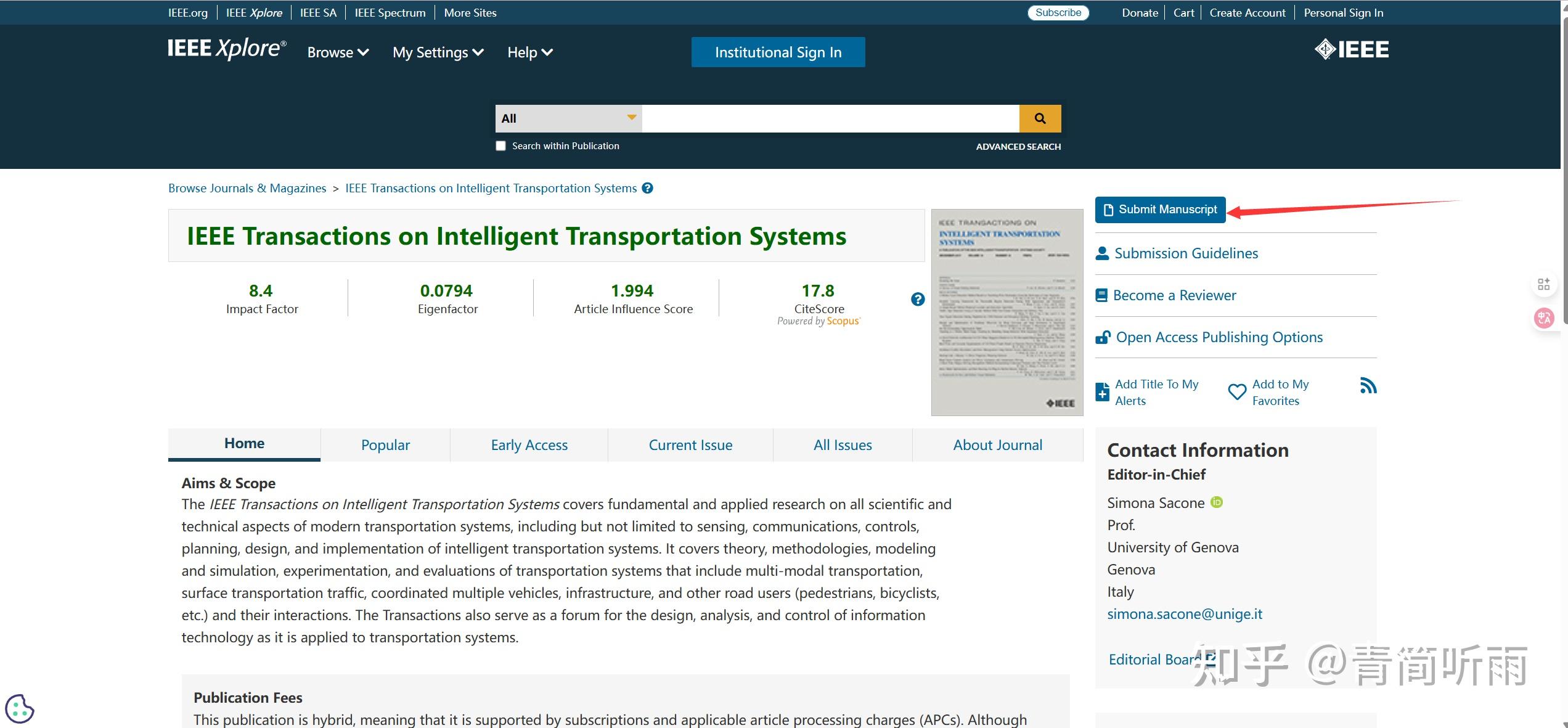 IEEE TITS投稿流程指南 - 知乎