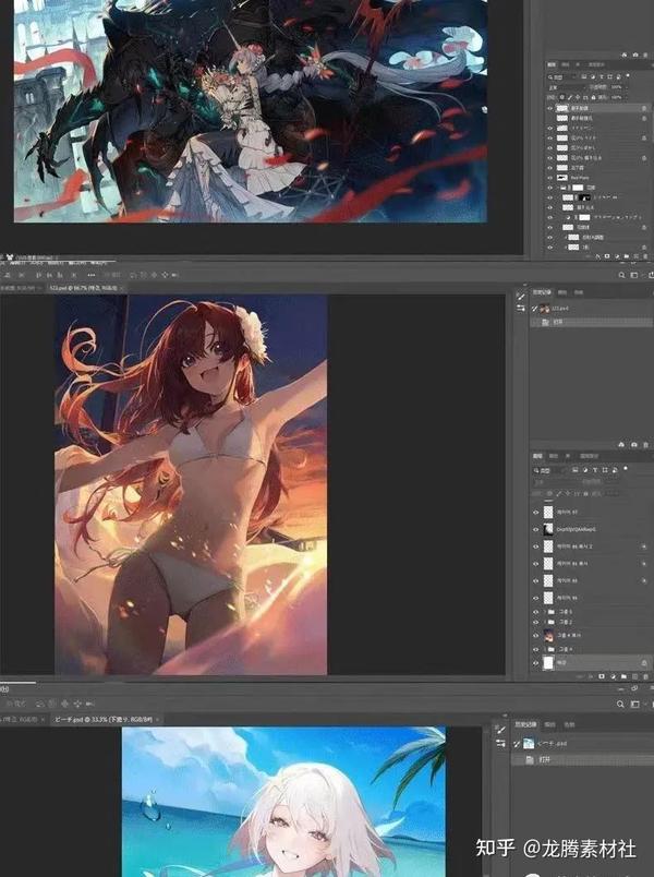 【B45期】92位画师的PSD源文件，赶紧膜拜下！ - 知乎