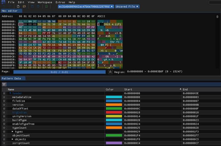 使用ImHex分析Unity资源二进制格式 - 知乎