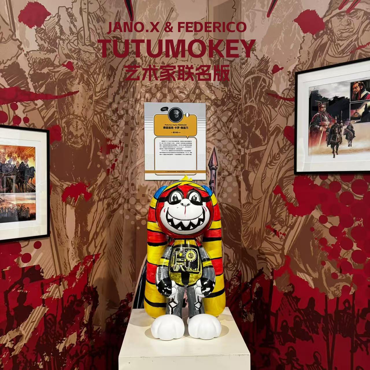 TUTUMOKEY在世界潮玩动漫周展现，Jano.X x Federico联名潮玩艺术涂装创作。 - 知乎