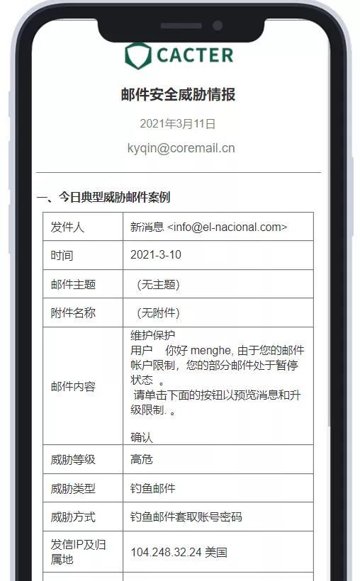 Coremail CAC 2.0 全新升级：新增防盗号、情报功能！现在申请还能免费试用！ - 知乎