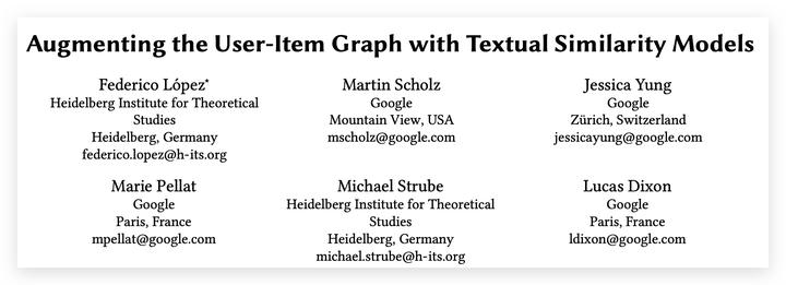 【论文解读】使用文本相似性模型扩充 user-item 图Augmenting the User-Item Graph with Textual Similarity Models - 知乎