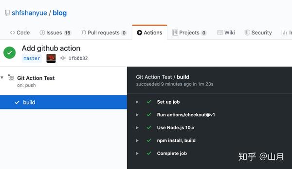 github actions 简易入门及自动部署博客实践 - 知乎