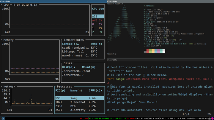 ArchLinux从零构建易用美观的i3wm+i3bar+rofi+nitrogen桌面环境（一） - 知乎