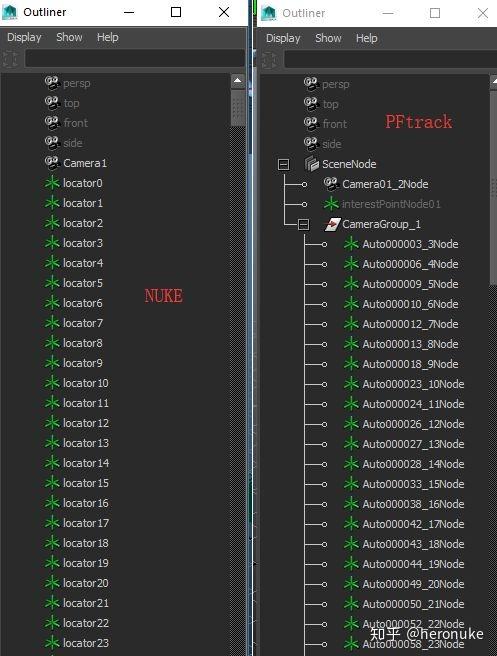 敲黑板！手把手教你NUKE，PFtrack和MAYA 相机互导 - 知乎