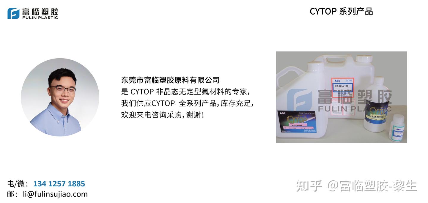 环状透明光学聚合物 (CYTOP) - 知乎