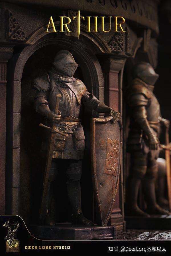 Deer Lord Studio《黑血》系列雕像作品《亚瑟王》详情图奉上！ - 知乎