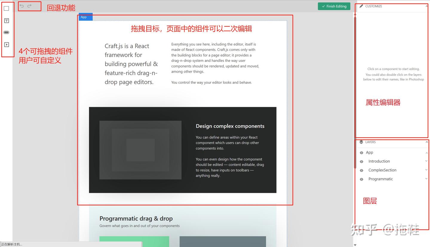 低代码编辑器通用框架——craft.js - 知乎