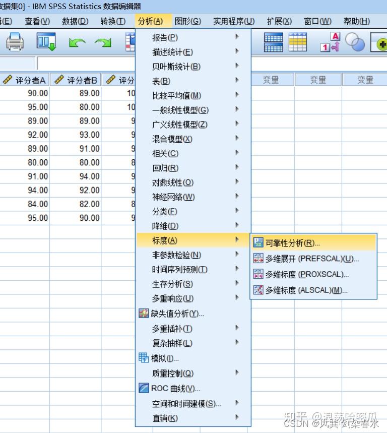 【统计方法】一致性分析：组内相关系数(ICC)的10种形式选择（SPSS操作指南与Python实现） - 知乎