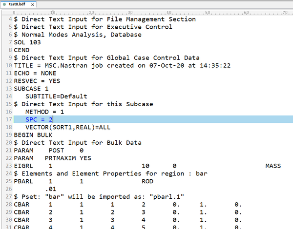Patran/Nastran中刚度矩阵和质量矩阵输出方法 - 知乎
