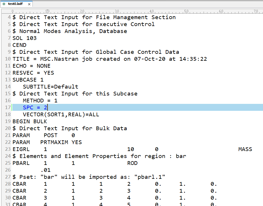 Patran/Nastran中刚度矩阵和质量矩阵输出方法 - 知乎