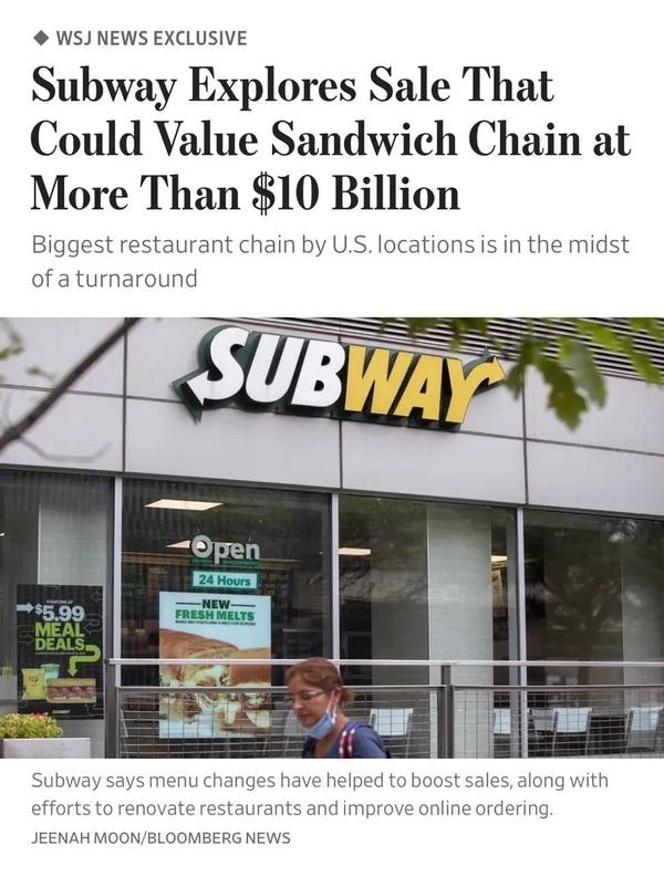 赛百味是怎么跌下神坛的？ - 知乎