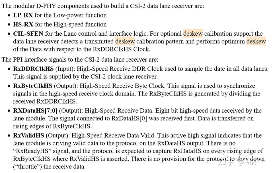 CSI-2 Spec Note - 知乎
