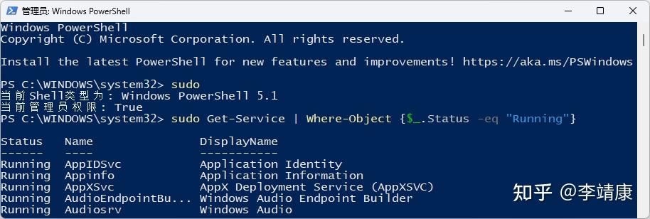 借助 LLM 编写适用于 Windows PowerShell 5.1 的 Sudo 命令 - 知乎
