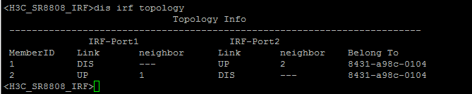 H3C设备-IRF配置 - 知乎
