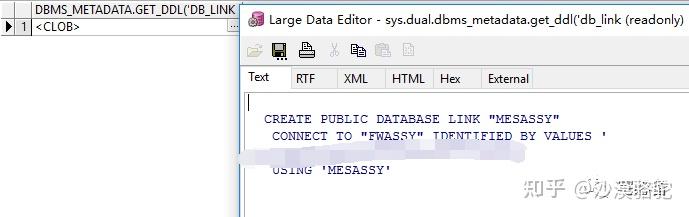 [Oracle数据库日常操作]Oracle DBLink相关内容 - 知乎