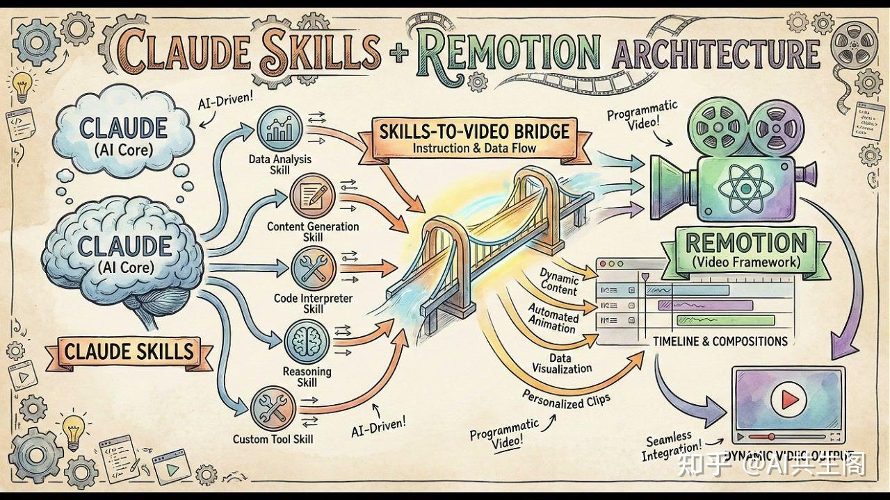Remotion + AI：免费开源的视频生成神器，告别月费订阅 - 知乎