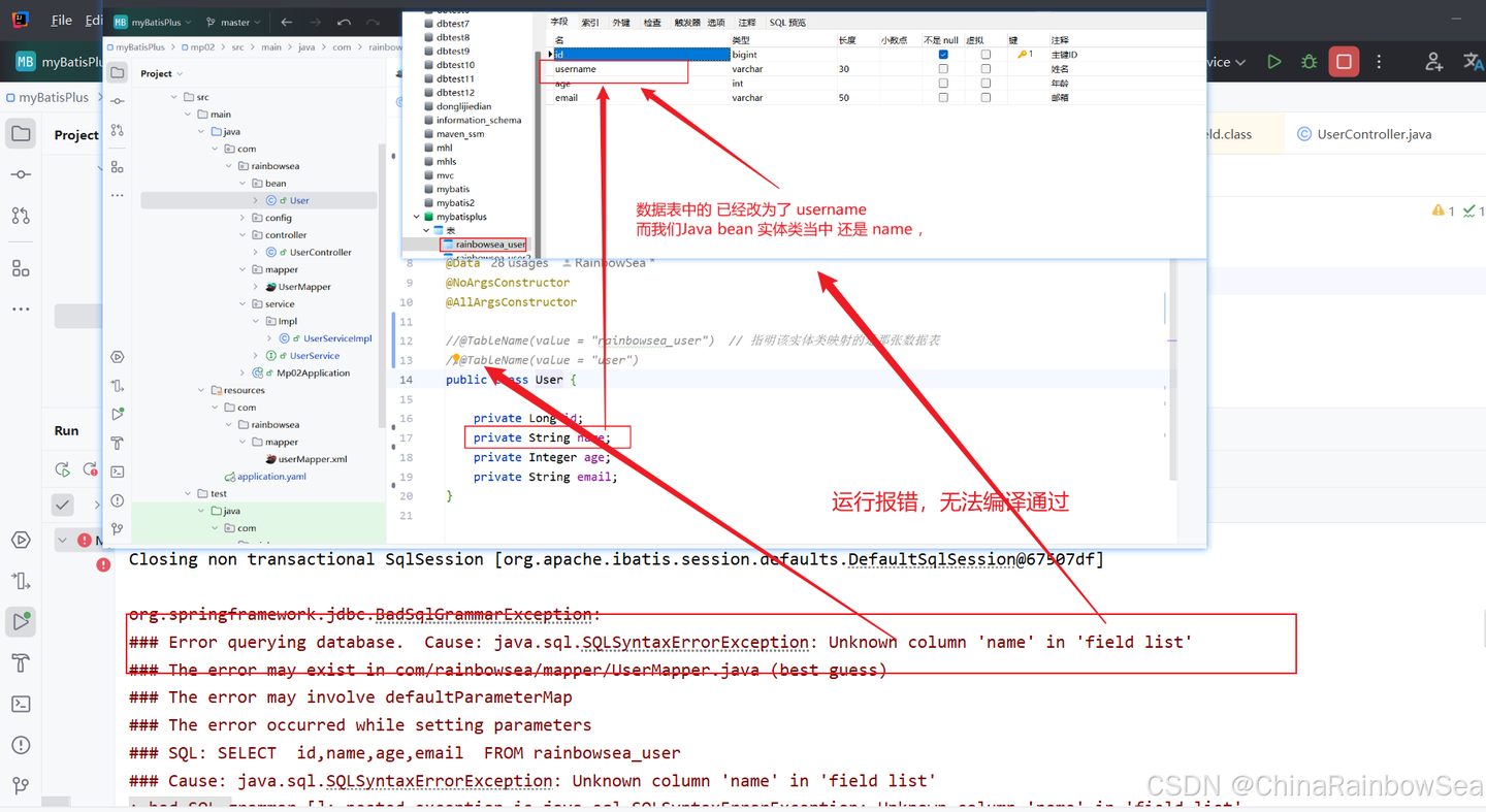 二，MyBatis -Plus 关于映射 Java Bean 对象的注意事项和细节(详细说明) - 知乎
