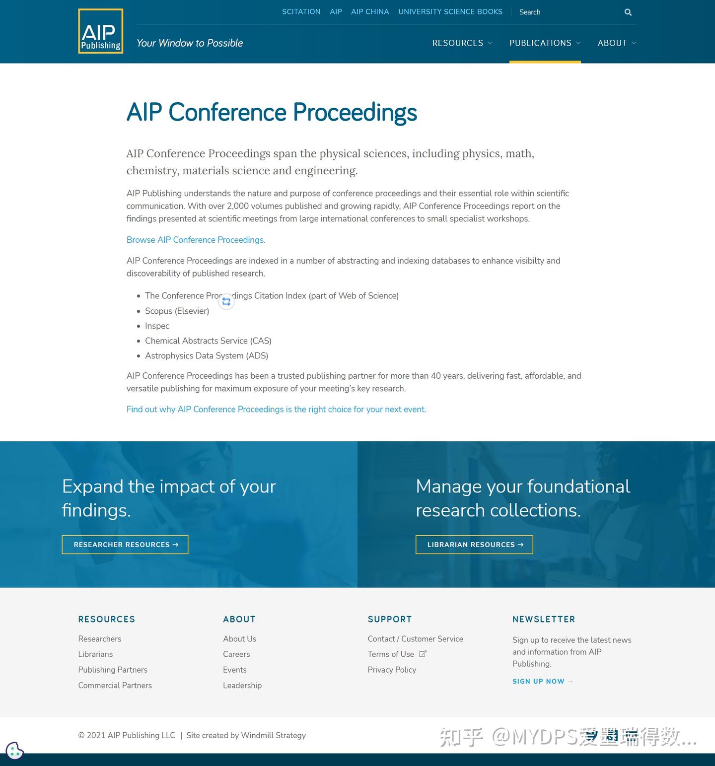 AIP Conference Proceedings ISSN: 0094-243X「出版快 检索稳定」「Scopus.CPCI」 - 知乎