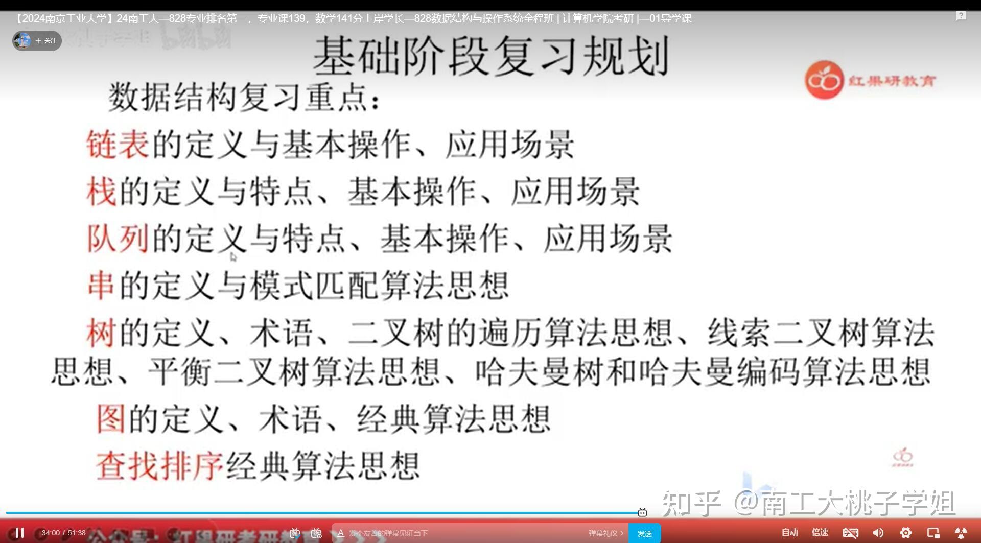 南工大828数据结构与操作系统专业课复习规划与题型讲解 知乎 3252