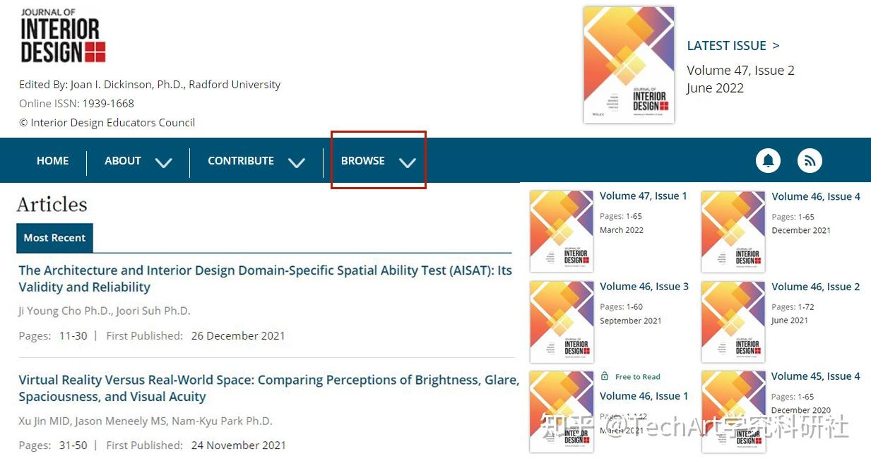 汇总整理 | Wiley 建筑-城规-艺术设计期刊清单-研究拓展&阅读搜索实用目录 - 知乎