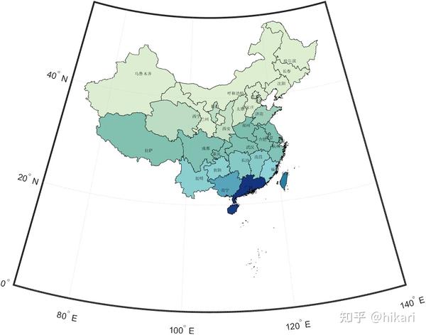 MATLAB | 中国地图绘制 - 知乎