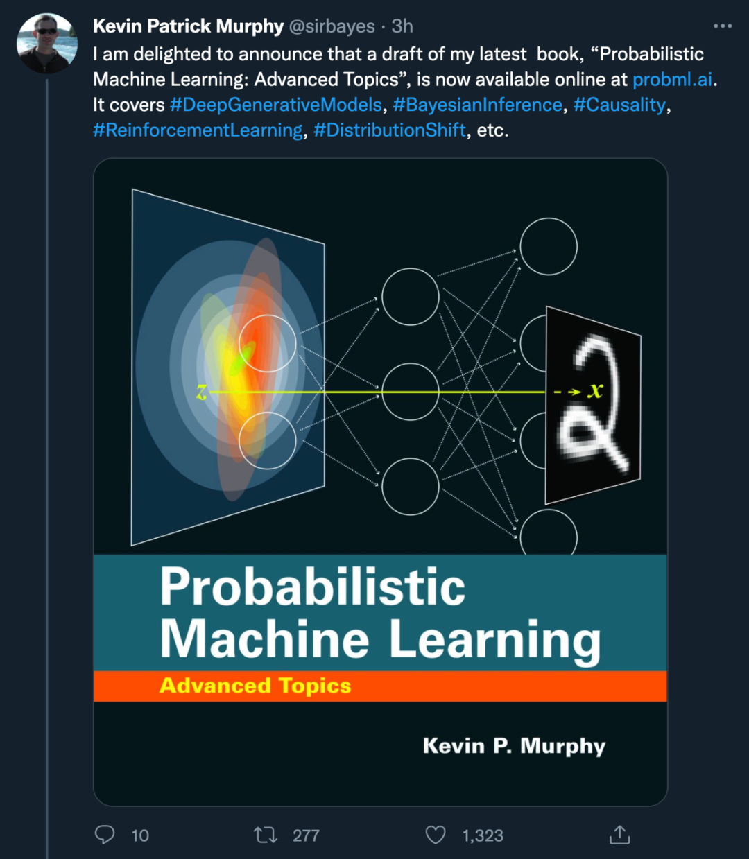 时隔一年，Kevin P. Murphy《概率机器学习：进阶》成书，还开放了PDF下载 - 知乎