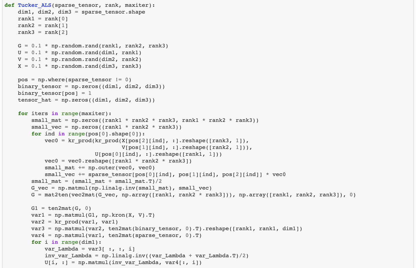 GitHub项目tensor-learning新增内容 (1)：基于交替最小二乘法的张量分解技术 - 知乎
