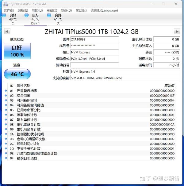 国潮之光！超凉快的满速PCIe3.0固态硬盘，致态TiPlus5000 SSD详细评测 - 知乎