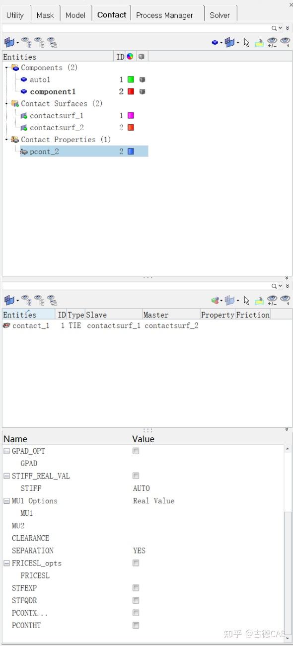 Hypermesh材料非线性分析二（几何接触非线性设置） - 知乎