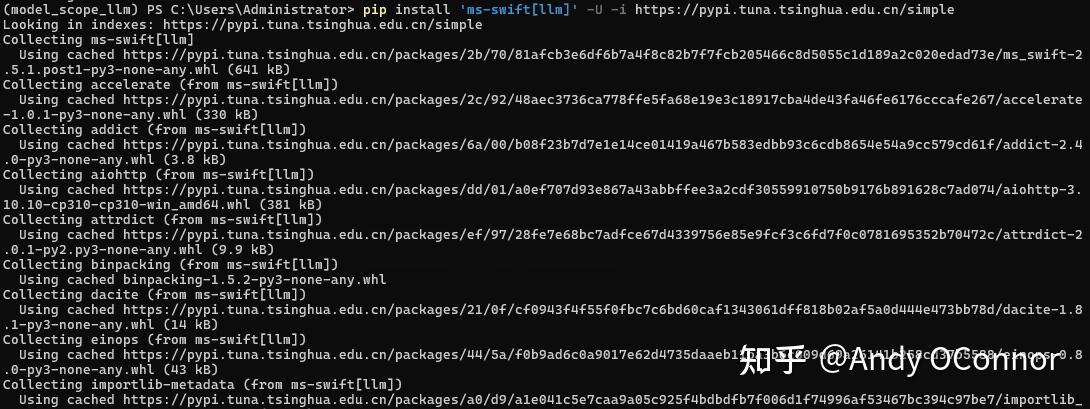 【LLM模型】【自我认知微调】实践基于【ModelScope】的【ms-swift】框架【CPU】方式 - 知乎