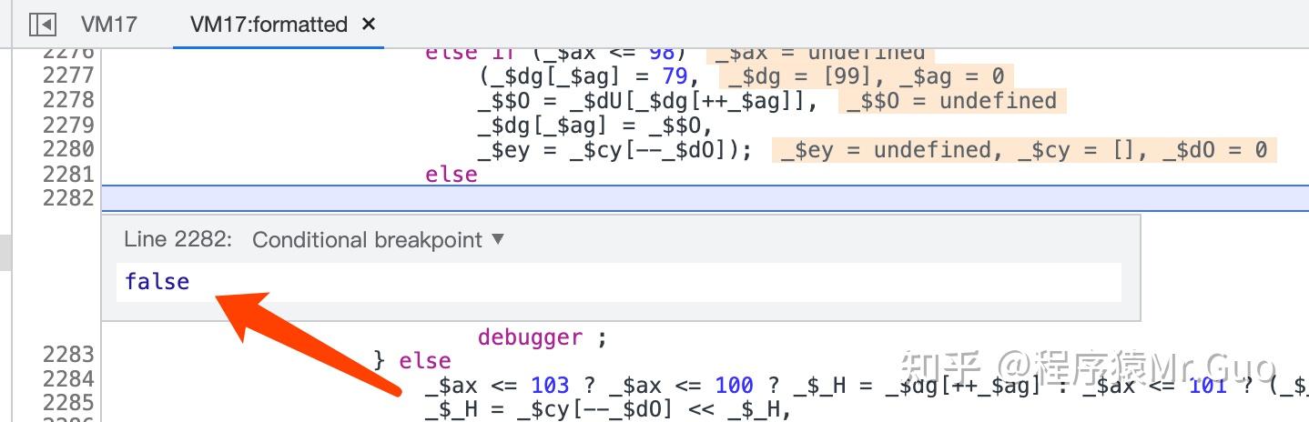 解决浏览器调试无限debugger - 知乎