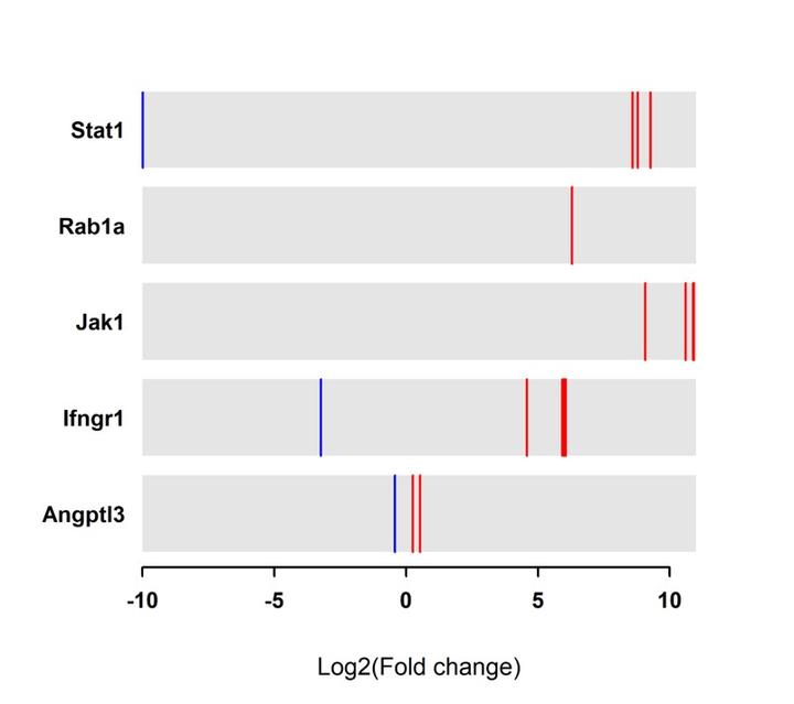 R语言基础函数绘制sgRNA rank图示 - 知乎
