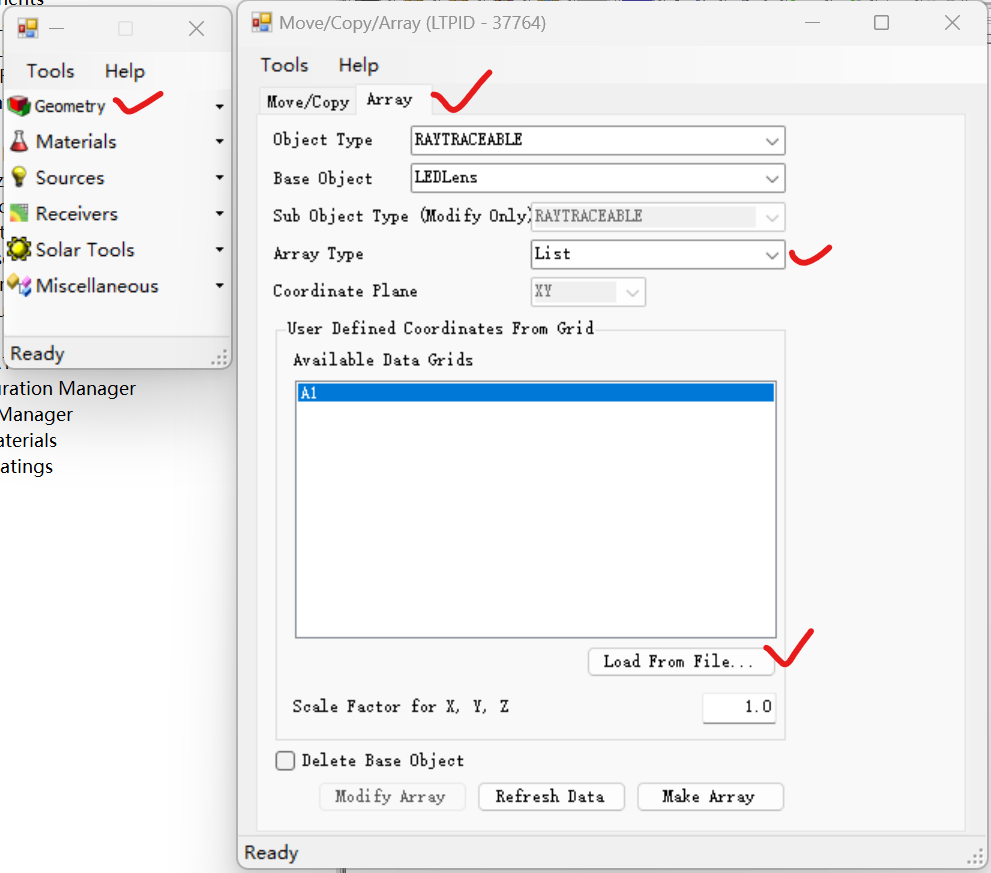 根据自定义坐标在LightTools中创建阵列 - 知乎