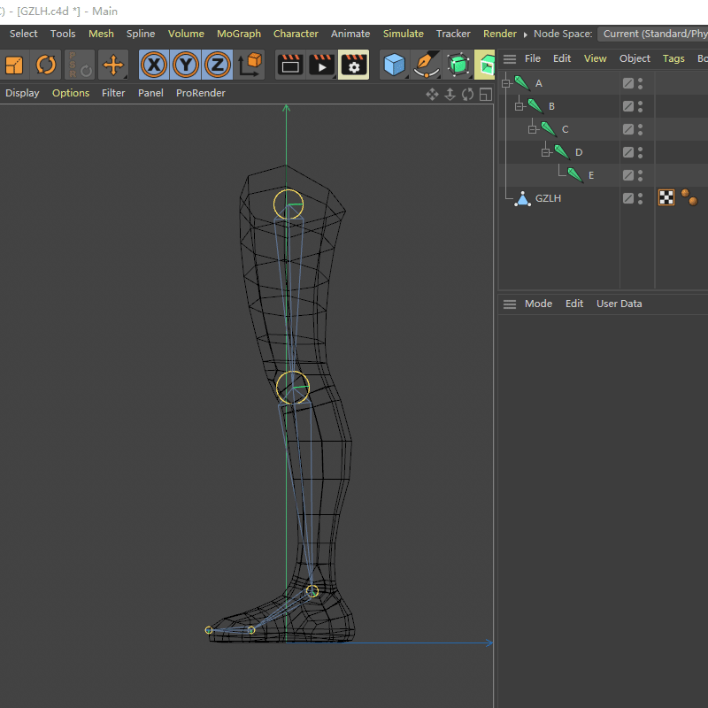 如何在C4D中制作角色骨骼装配与绑定 - 知乎