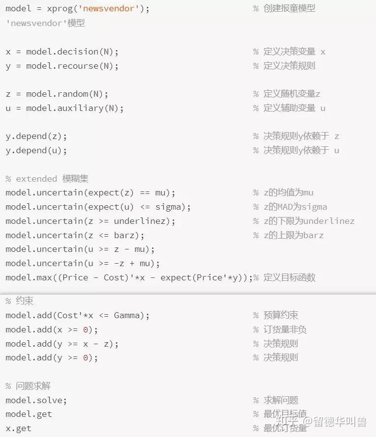 【学界】XPROG: 简单实用的鲁棒优化(RO, DRO)编程语言 - 知乎