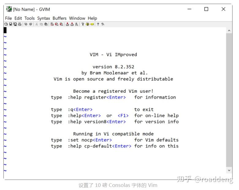 VIM的图形界面的字体配置 - 知乎