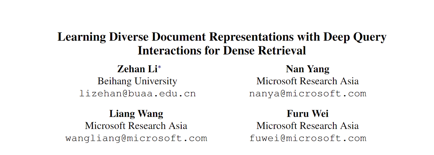 论文笔记-《Learning Diverse Document Representations with Deep Query ...