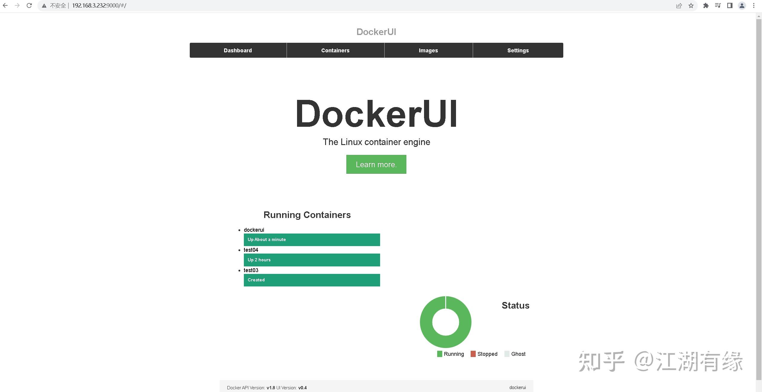 Docker实践：部署Docker管理工具DockerUI - 知乎