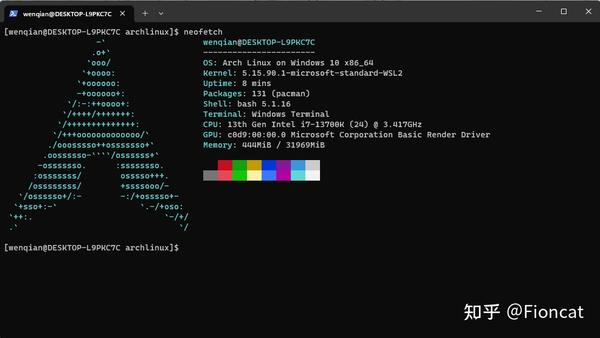 Windows11 wsl2 安装archlinux子系统 - 知乎