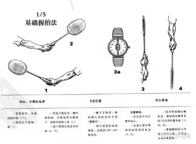 羽毛球握拍(grip) 知乎