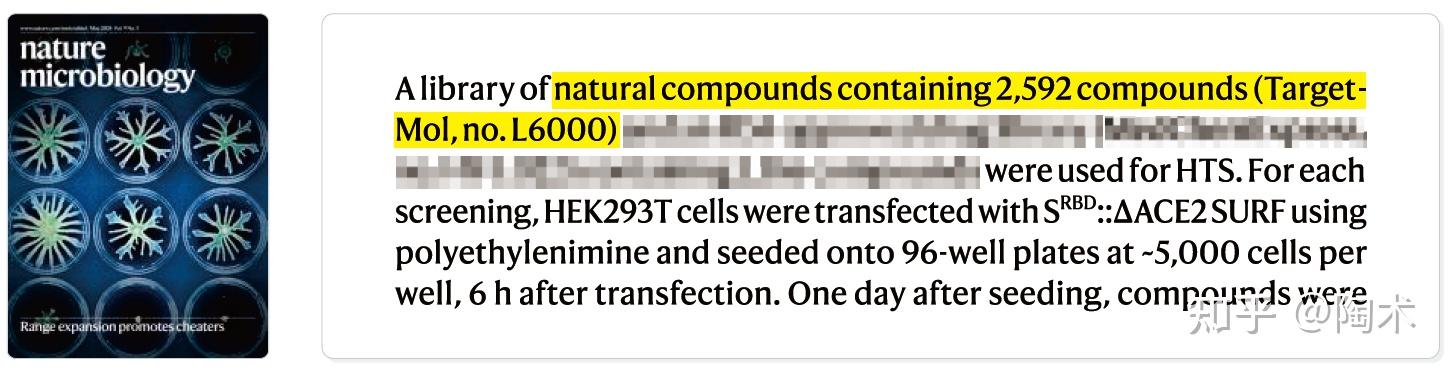 常见的天然产物类型、应用【TargetMol】 - 知乎
