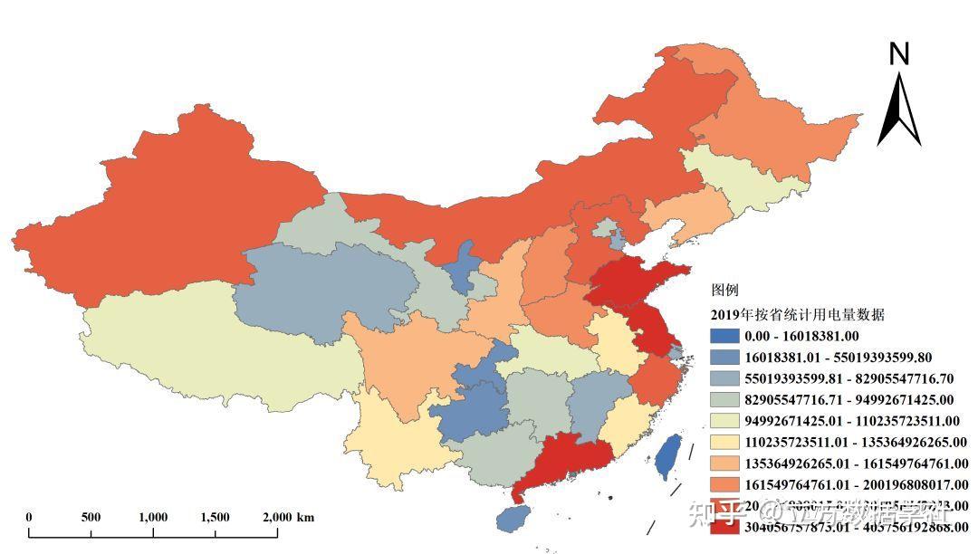 【数据分享】我国省市县三级1992-2019年用电量数据（Shp/Excel） - 知乎