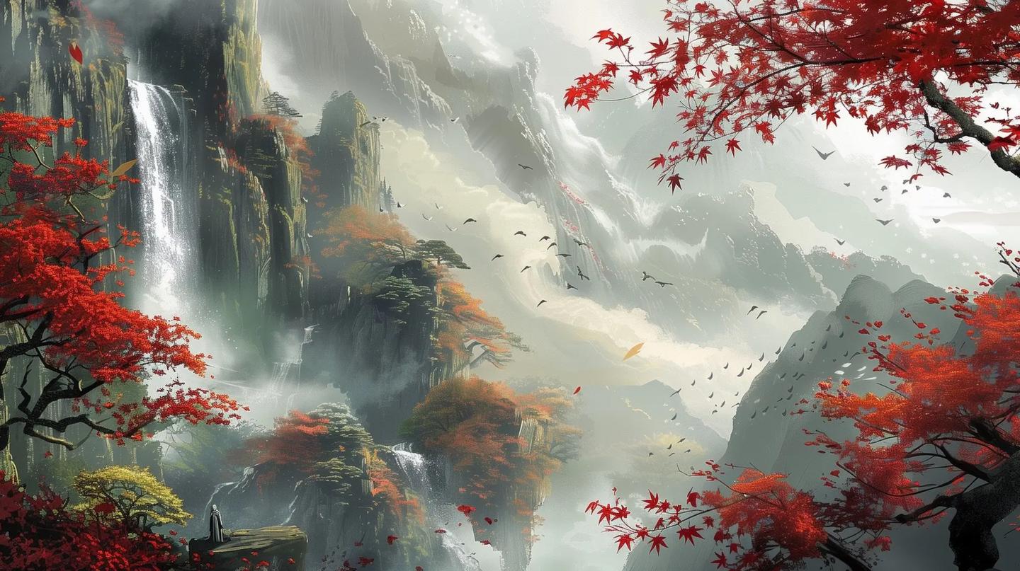 古风4K电脑手机壁纸合集，一起走进水墨丹青的画卷吧 - 知乎