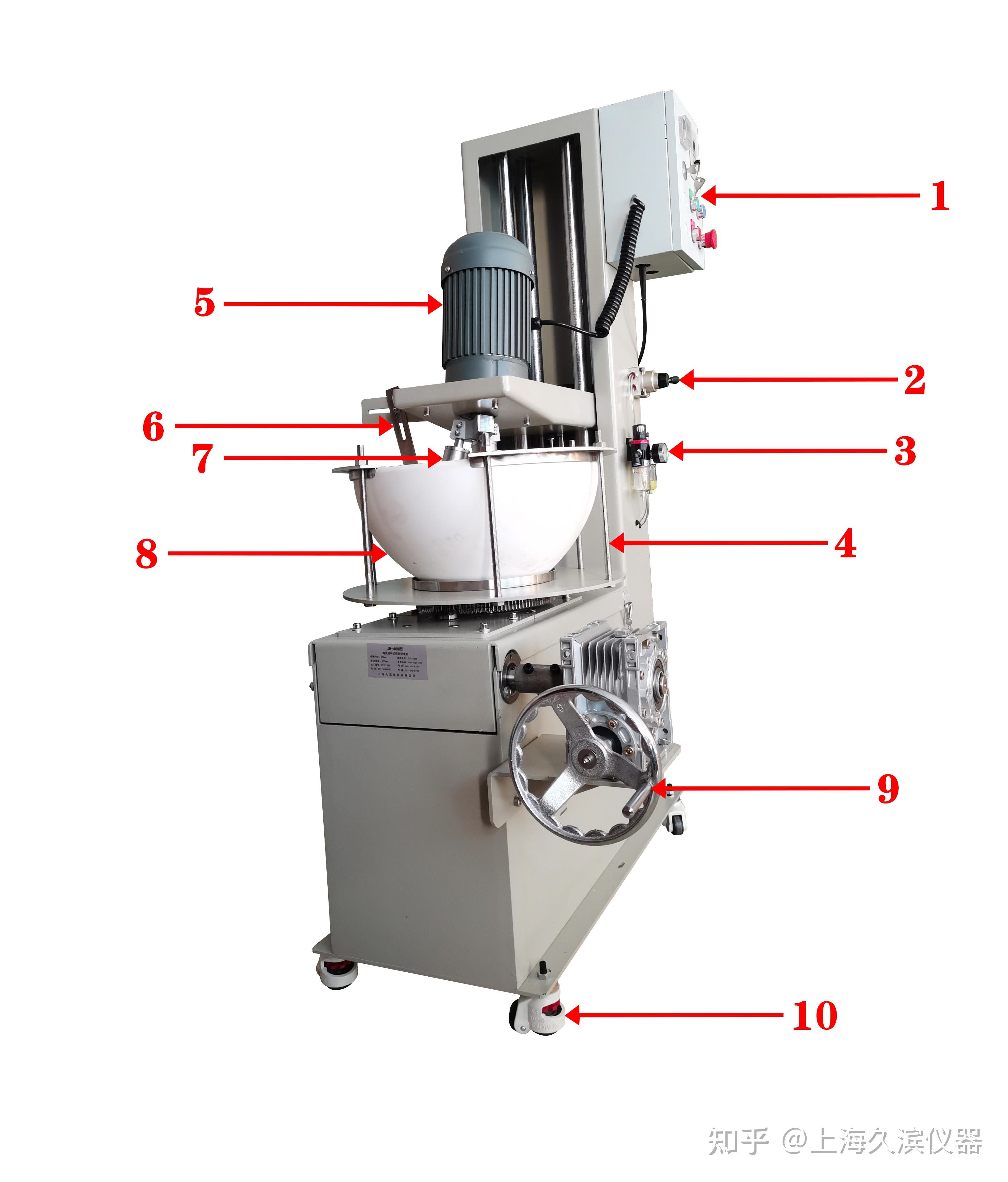 气动升降陶瓷研钵式电动研磨机 - 知乎