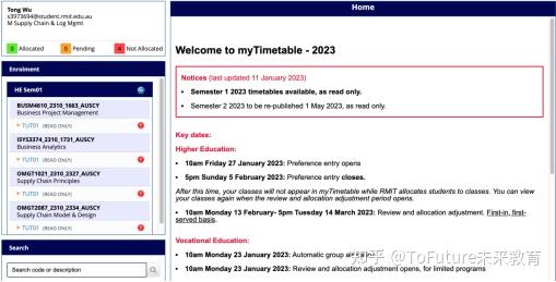 RMIT学子必看的注册、选课流程，详细到你不信！！！ - 知乎