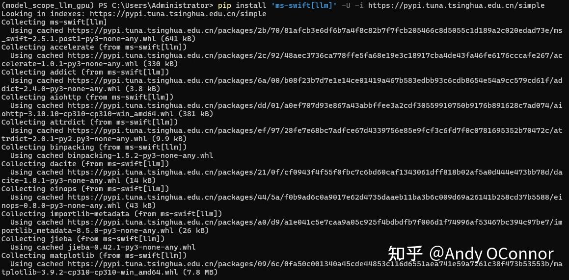 【LLM模型】【自我认知微调】实践基于【ModelScope】的【ms-swift】框架【GPU】方式 - 知乎