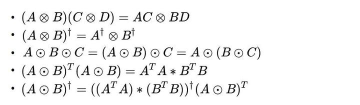 矩阵Kronecker积，Khatri-Rao积，Hadamard积与Moore-Penrose广义逆的关系及证明 - 知乎