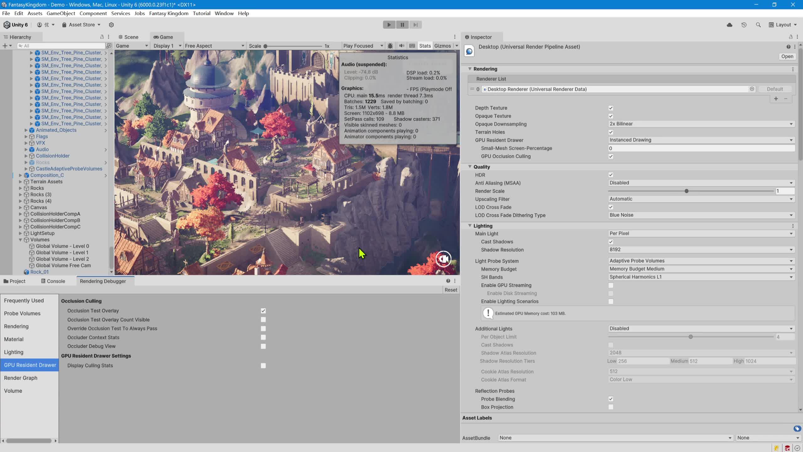 Unity6快速上手指南：GPU Resident Drawer使用和性能测试 - 知乎
